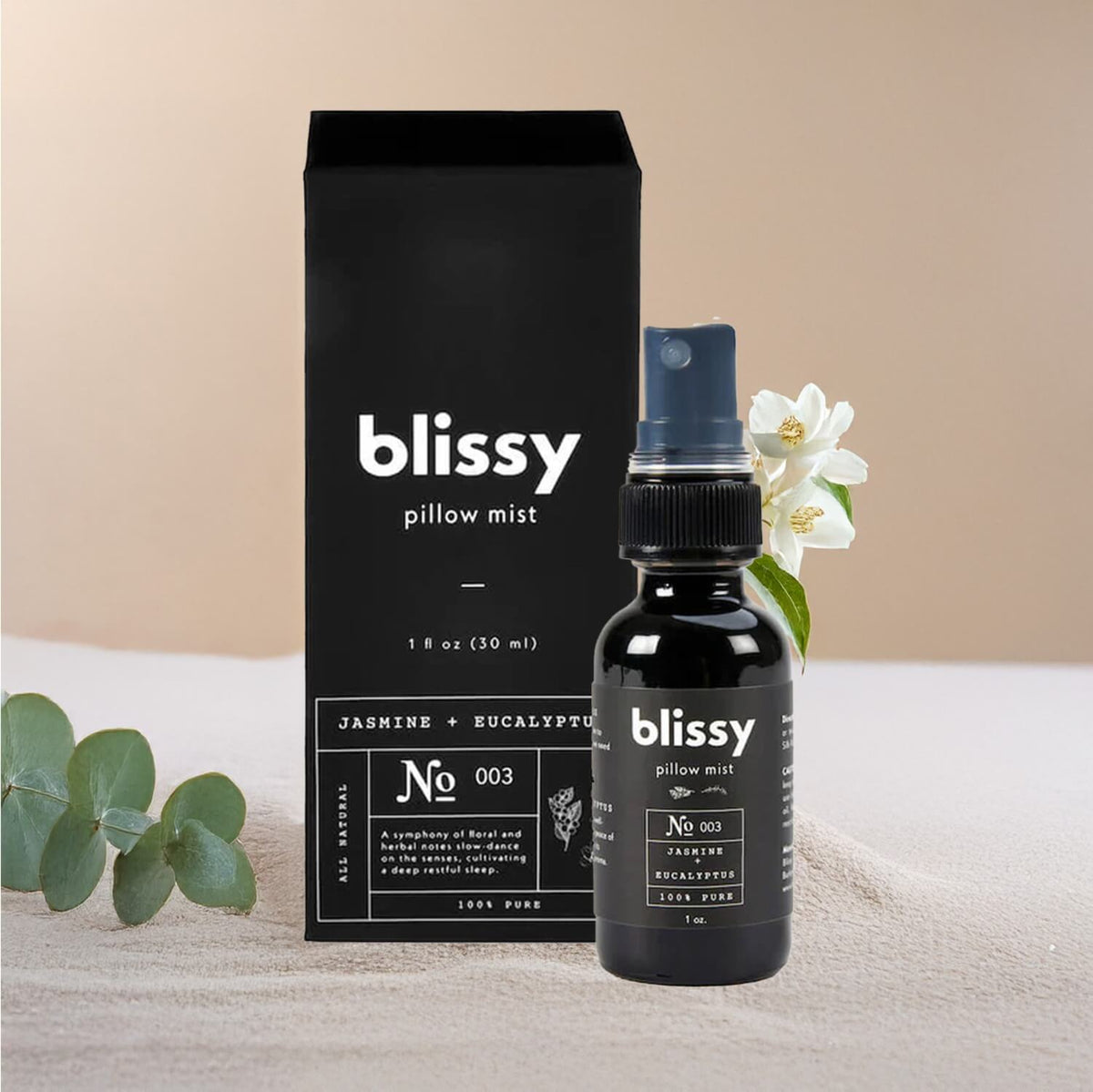Blissy Sleep & Pillow Mist (Jasmine & Eucalyptus) - Sleep Mist