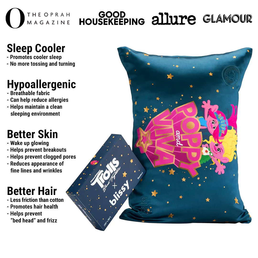 Pillowcase - Trolls - Sister Power - Standard – Blissy