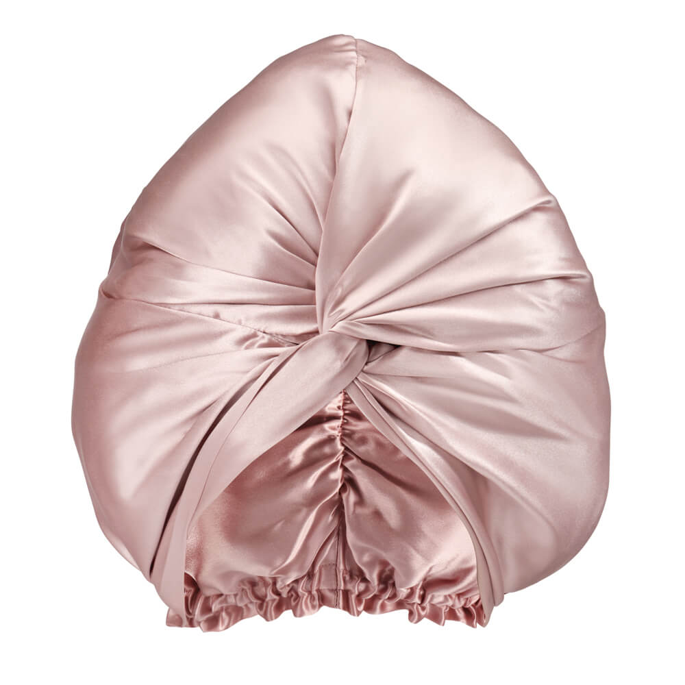Blissy 100% Silk Bonnet - Pink - 100% Mulberry Silk
