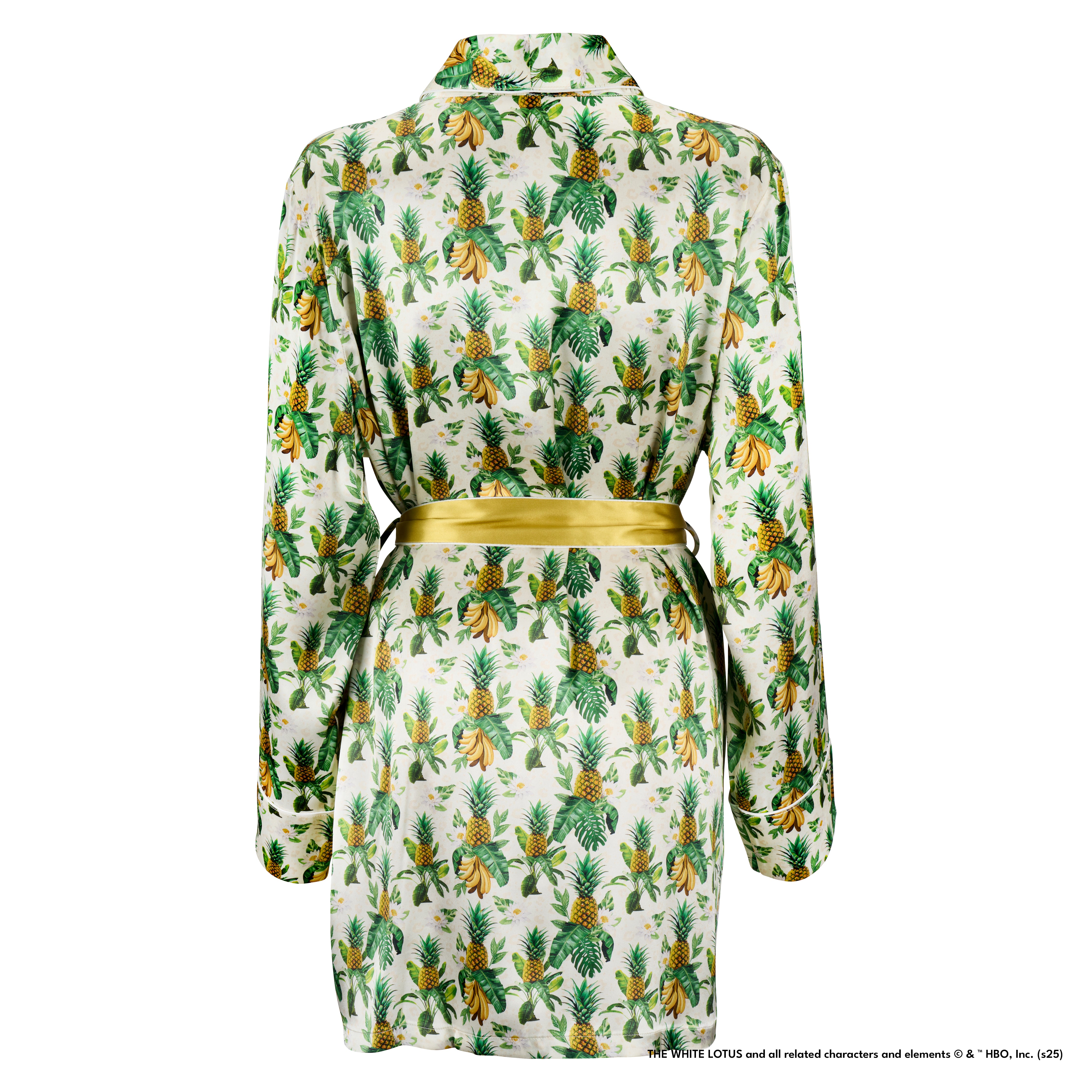 Blissy Classic Robe - Pineapple Suite - 100% Pure Mulberry Silk ...