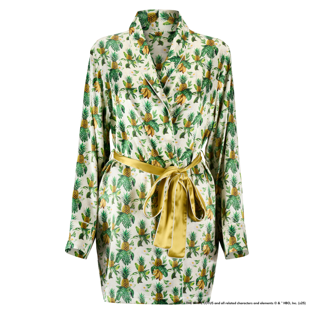 Blissy Classic Robe - Pineapple Suite - 100% Pure Mulberry Silk ...