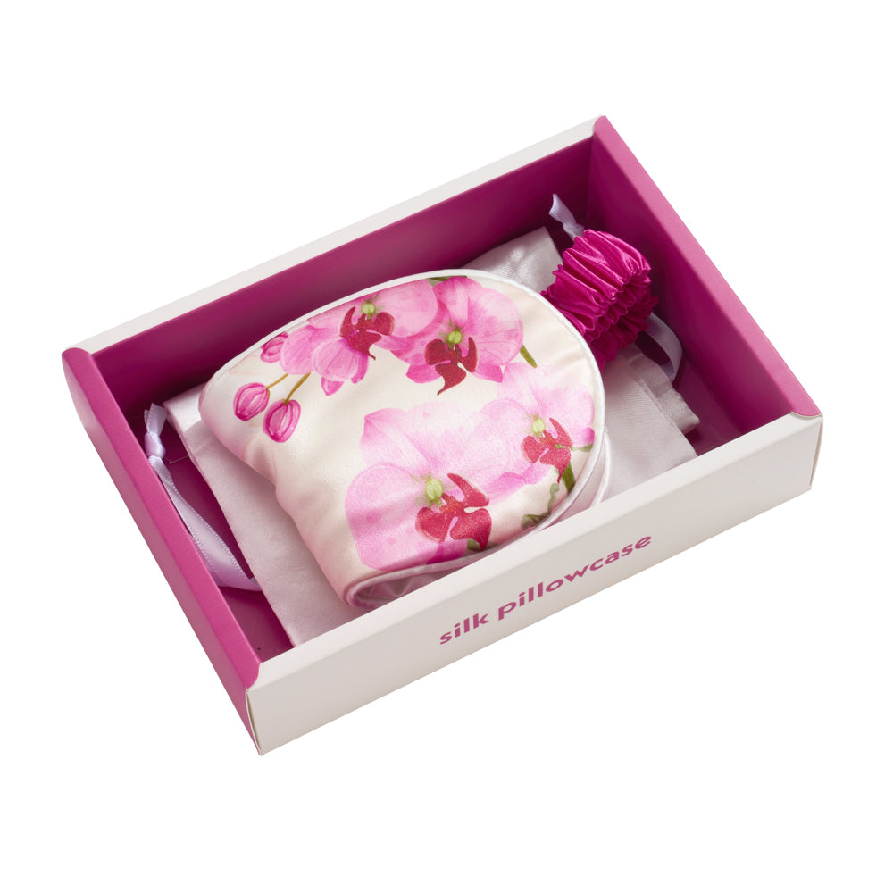 Blissy 100% Mulberry 22-Momme Silk Sleep Mask - Zodiac Flower - Sagittarius