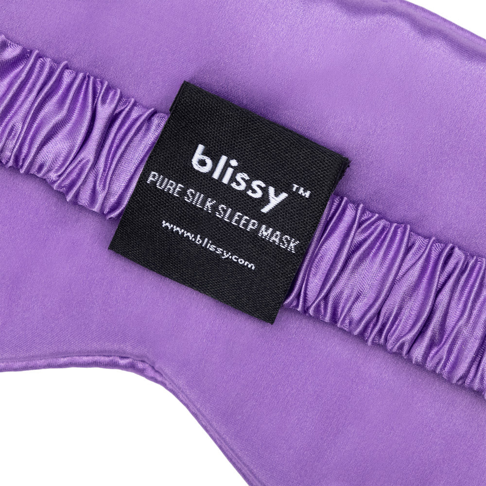 Blissy Silk Sleep Mask - 100% Mulberry 22-Momme - Orchid